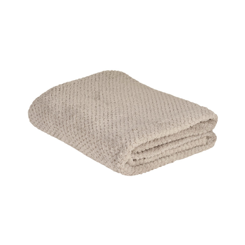 Plaid Super Moelleux lin brut | La Savoie en Direct